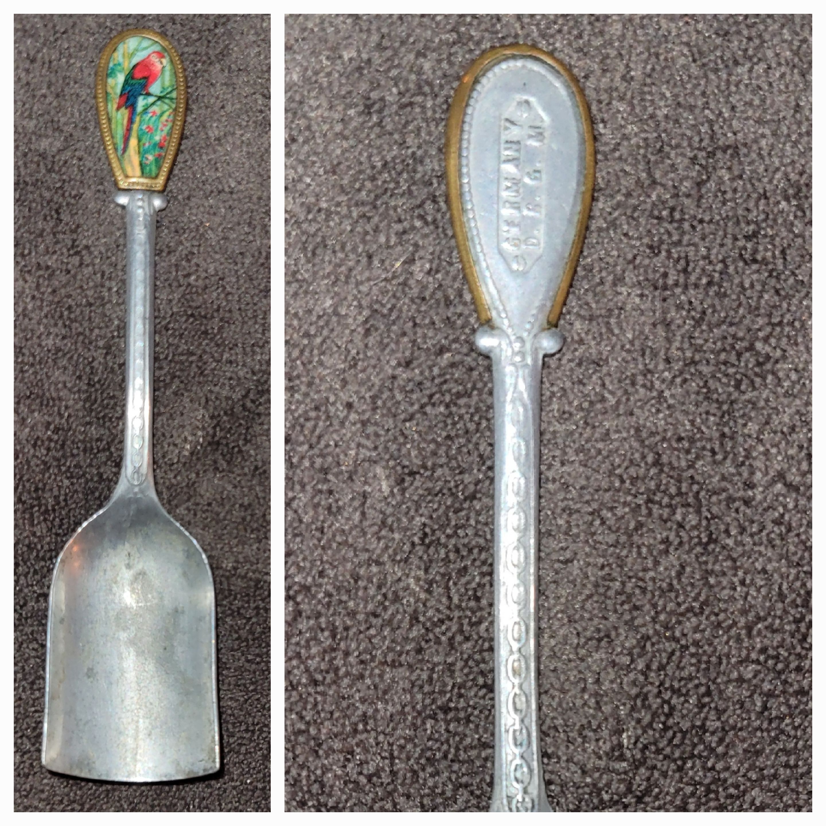 Wie heeft informatie over dit lepeltje gemerkt met germany d.r.g.m ...