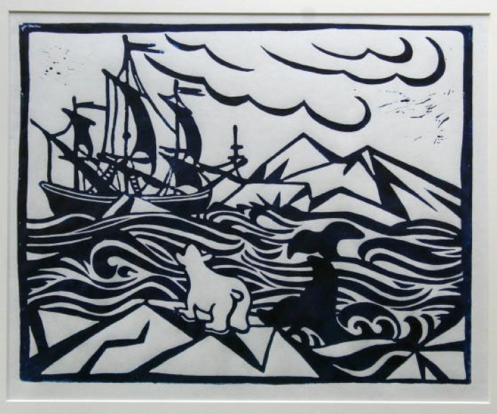 Startpagina over linoleumsnede en hoogdruk