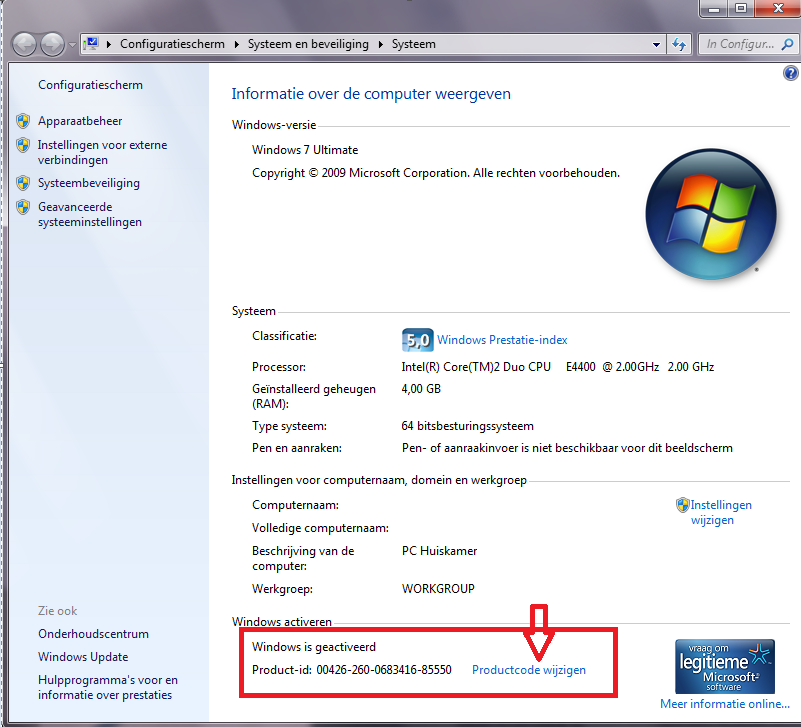 Hoe krijg ik de melding weg dat ik een illegale versie heb van windows ...